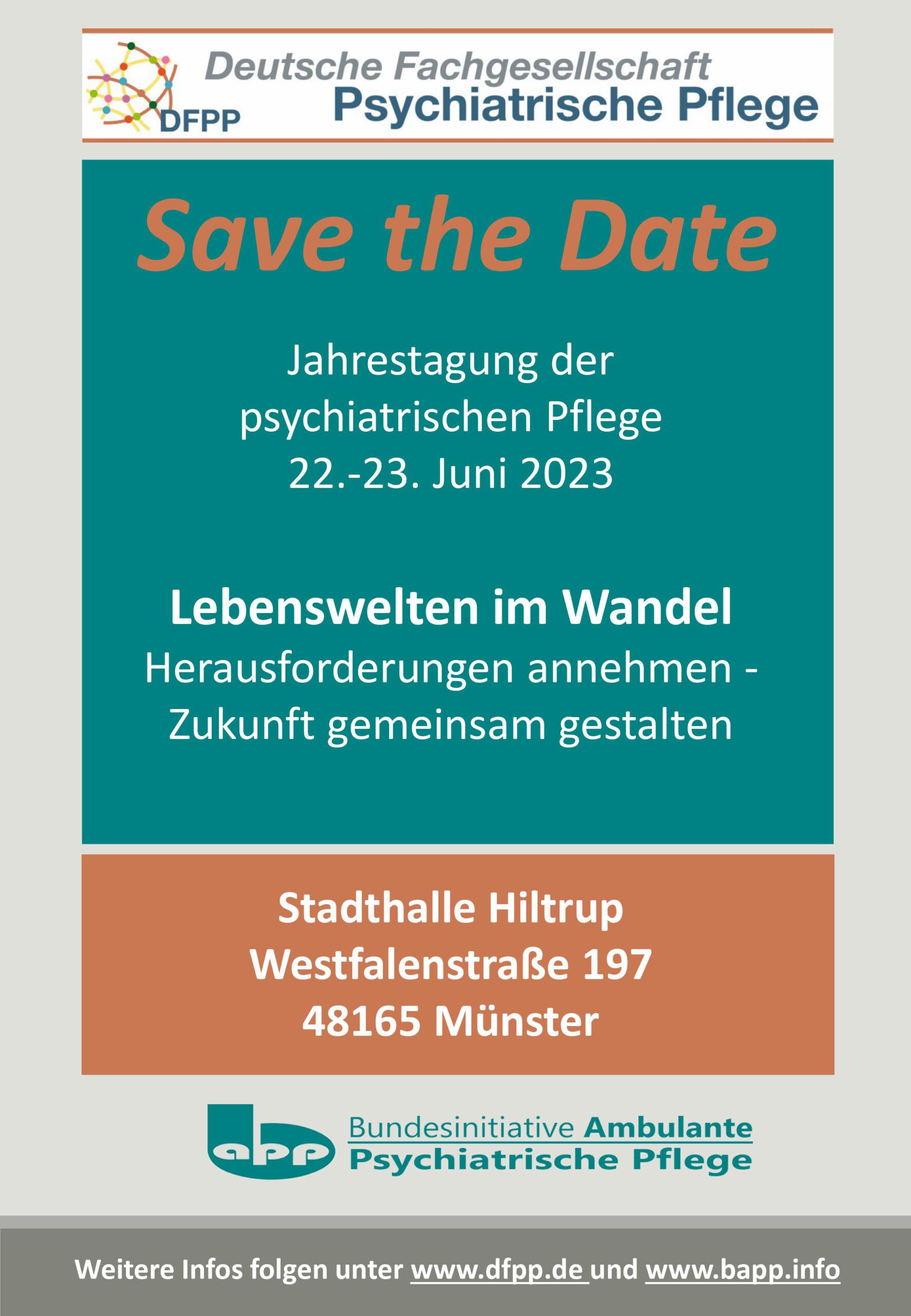 Jahrestagung der DFPP & BAPP 2023 - DFPP